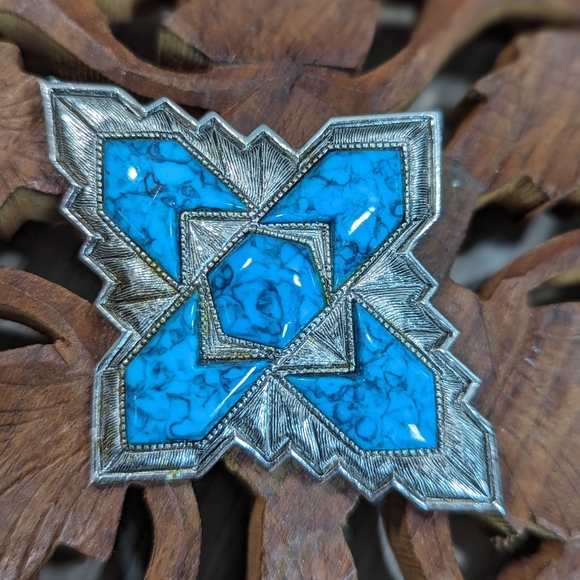 Sarah Coventry | Jewelry | Sarah Coventry Brooch Concho Native American ...